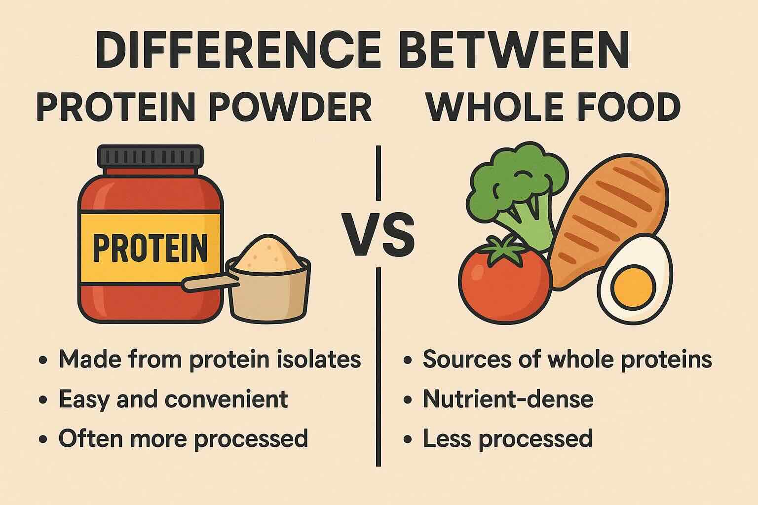 Protein Powder vs. Whole Food: Which is Best for Your Protein Intake?